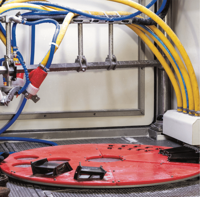 Automatic Aquablast® Radial Arm wet blasting machine